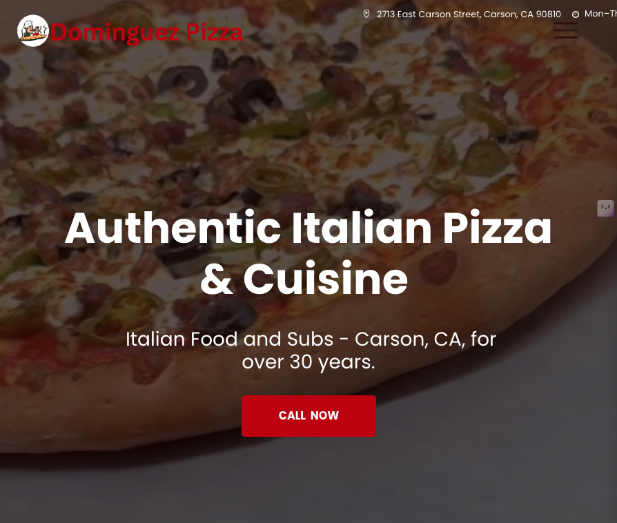 Dominguez Pizza – Carson, CA – Your go-to spot for tasty pizza!